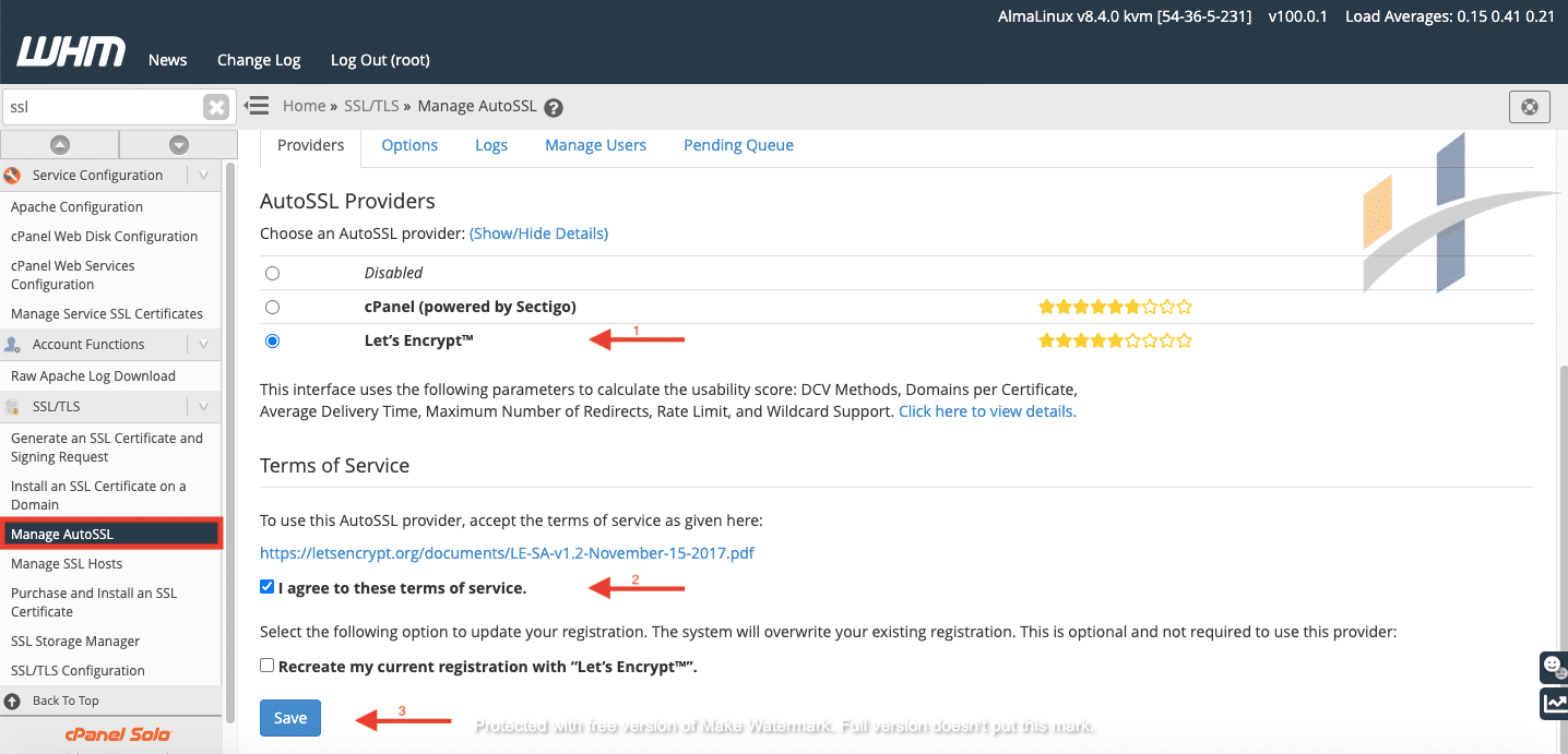 Lets Encrypt Plugin And How Installuninstall Plugin Via Ssh And Whm Server