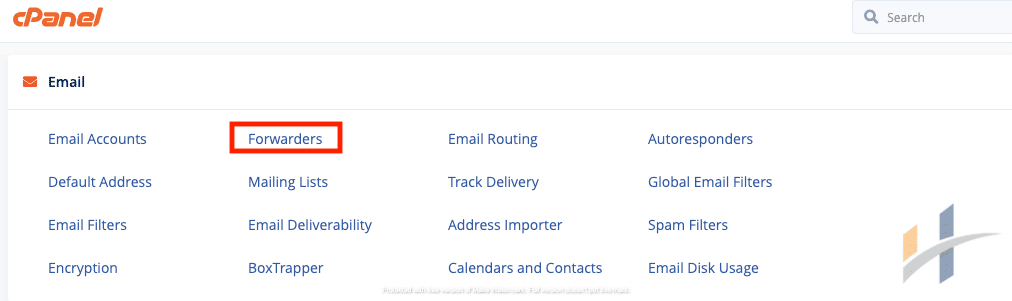 Create email Forwarder in cPanel & webmail & forward all email for domain