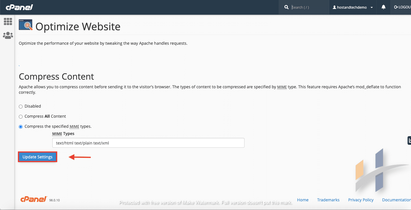 CPanel Optimize Tool for you'r Website and What you need to use that tool