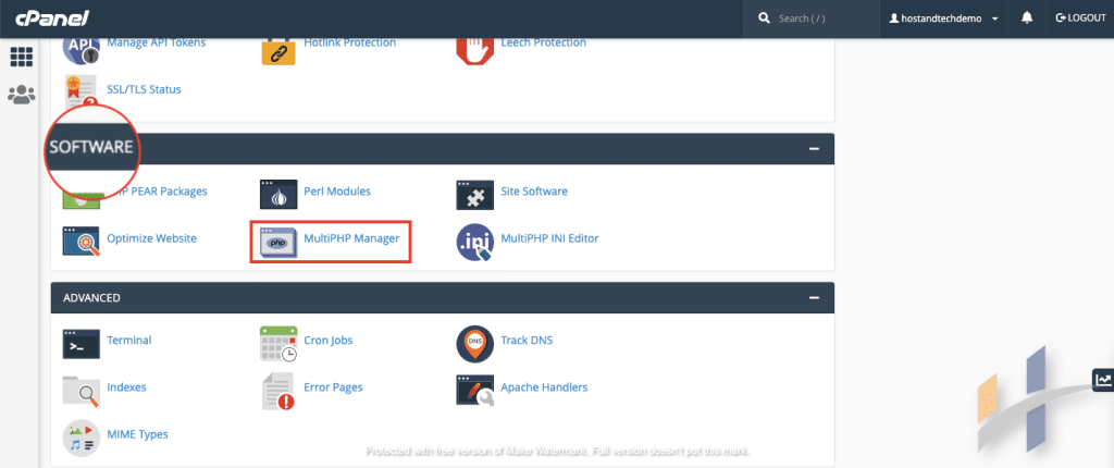 How To Change PHP Version for Website Using cPanel MultiPHP Manager