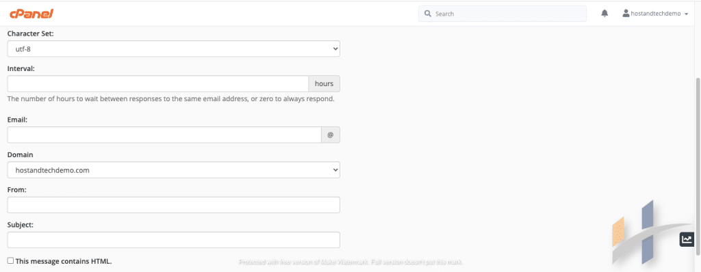 Email Autoresponders Creating And How To Edit and Remove It In cPanel