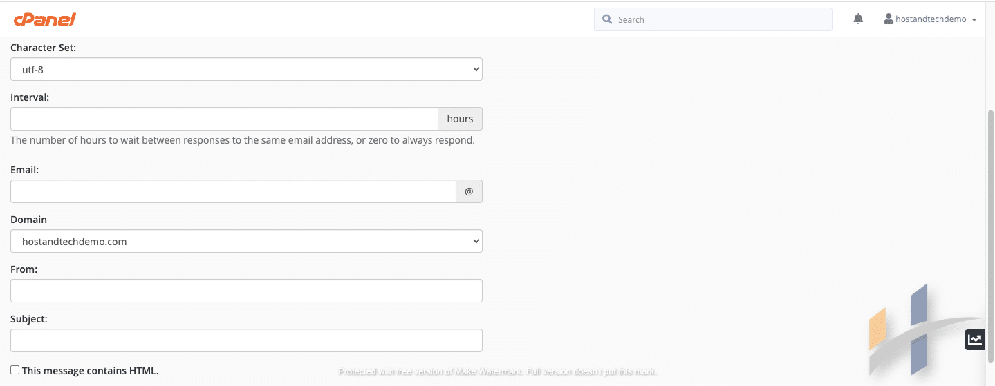 Email Autoresponders Creating And How To Edit and Remove It In cPanel