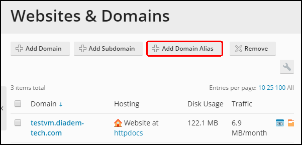 Creating Domain Alias In Plesk And Removing Domain Alias In Plesk Cpanel