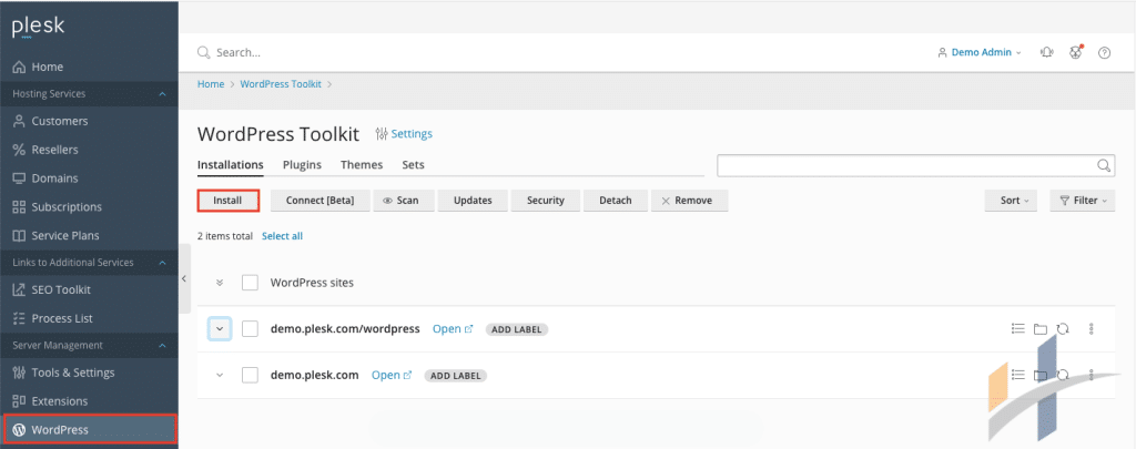 Wordpress Toolkit In Plesk Installation &The Features of WordPress Toolkit