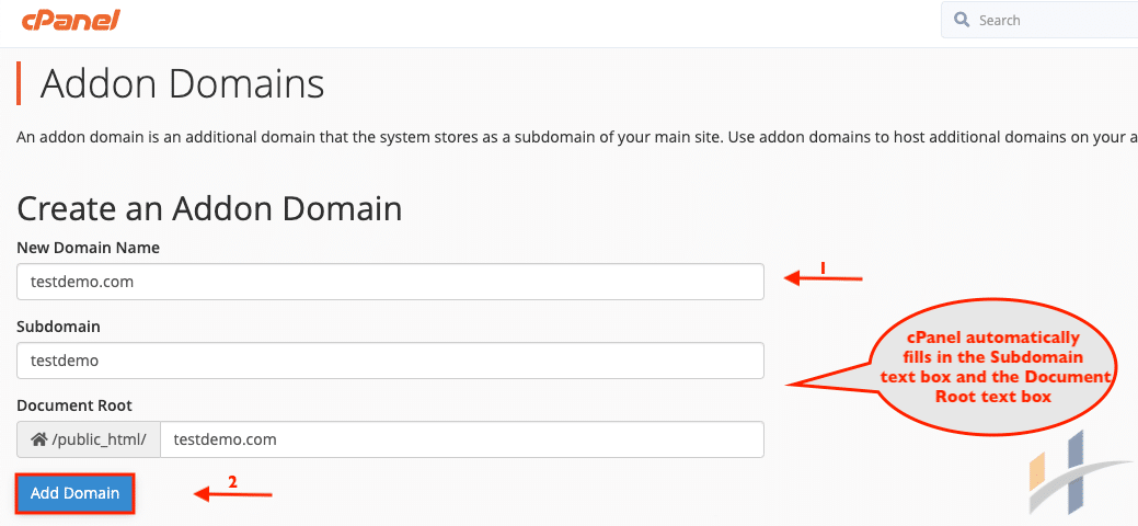 Create Addon Domains To Host Several Domains From One Control Panel