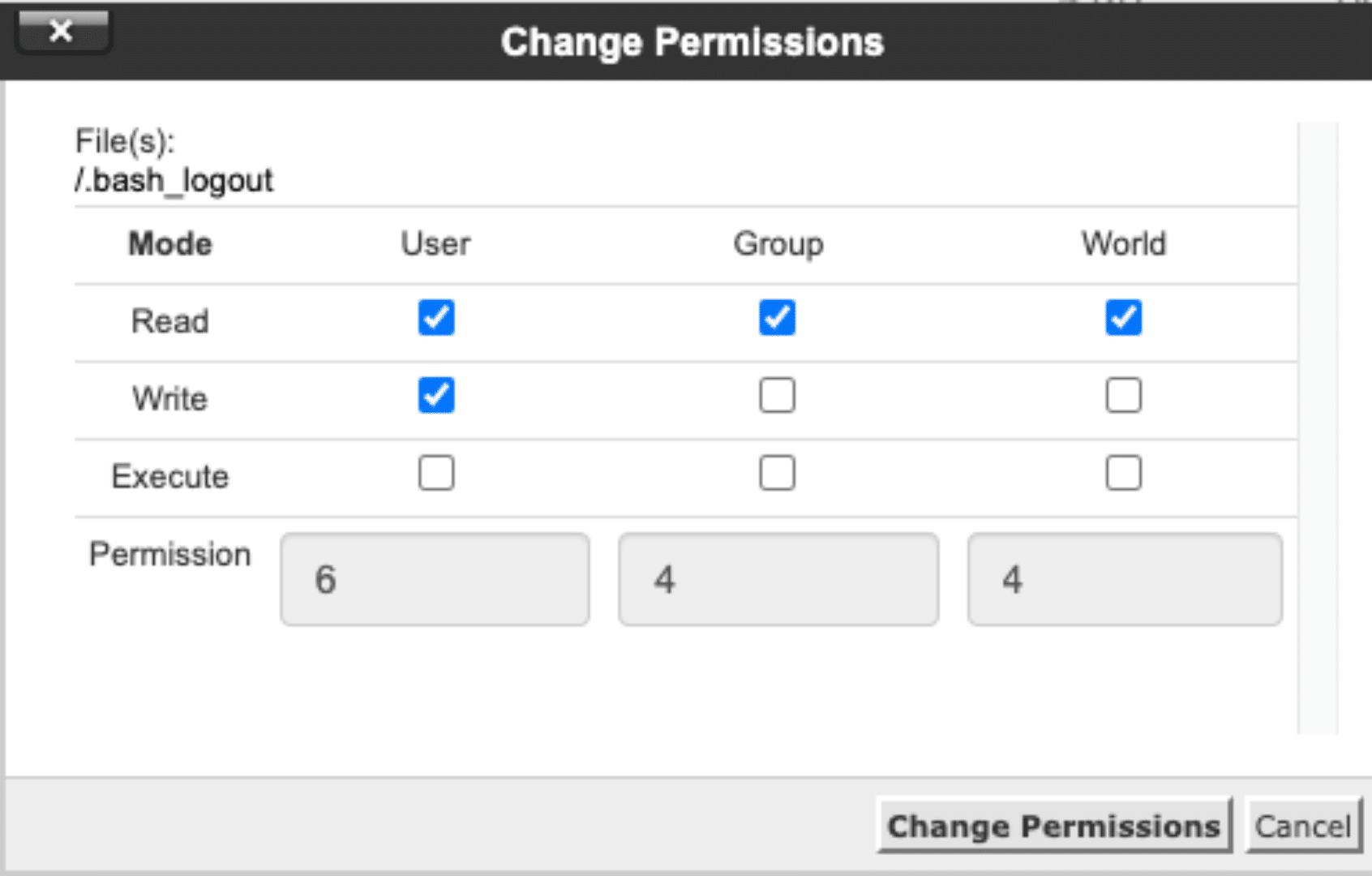 Change File Permissions To Enable Operating Systems To Access Files