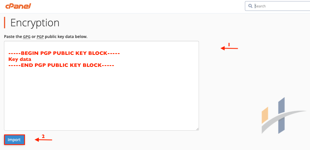 Create And Import GnuPG keys Within cPanel to Manage Email Encryption