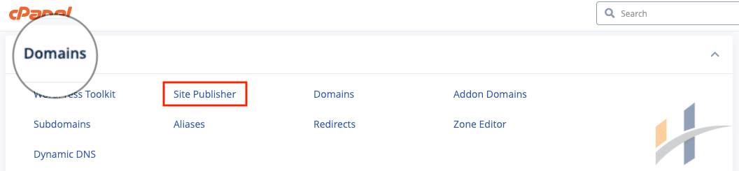 Using Site Publisher within cPanel To Easily Build & Publish Your Website