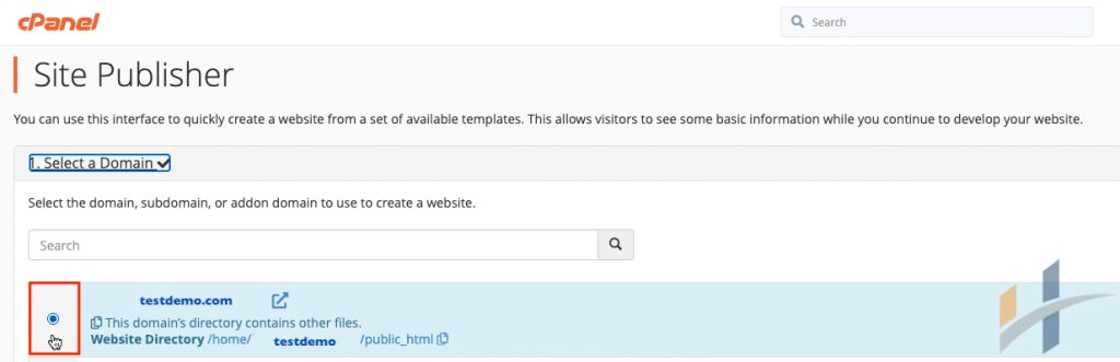 Using Site Publisher within cPanel To Easily Build & Publish Your Website